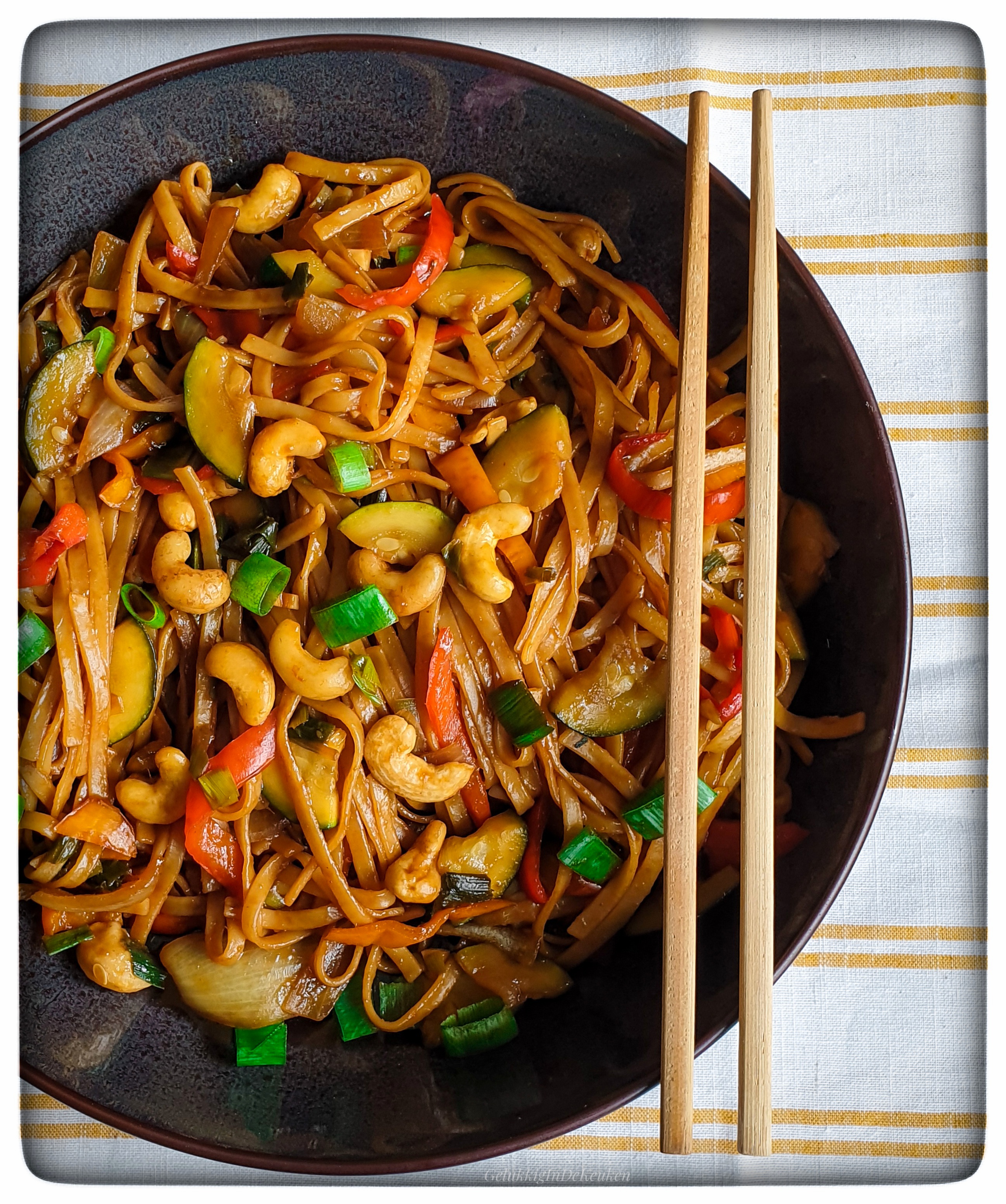Cashew noedels | GelukkigInDeKeuken